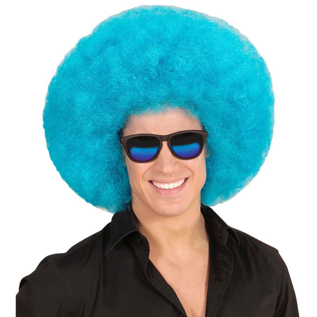 Afrika / 70er Jahre Afroperücke kurz glatt Riesen Afro Kurzhaarfrisur ...